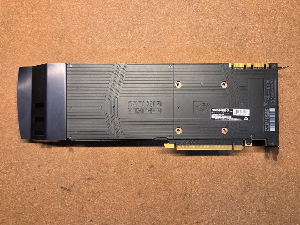 NVIDIA GEFORCE GTX 1080 FOUNDER'S EDITION 8GB GDDR5X GRAPHICS CARD | eBay