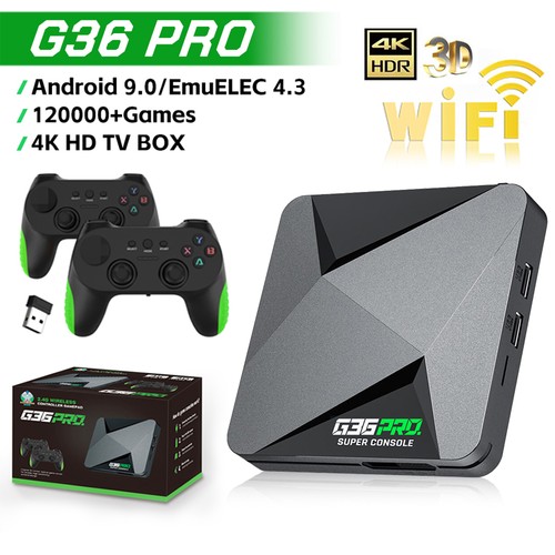 4K Retro Video Game Console Super TV Console G36 Pro with 120000+ Video ...