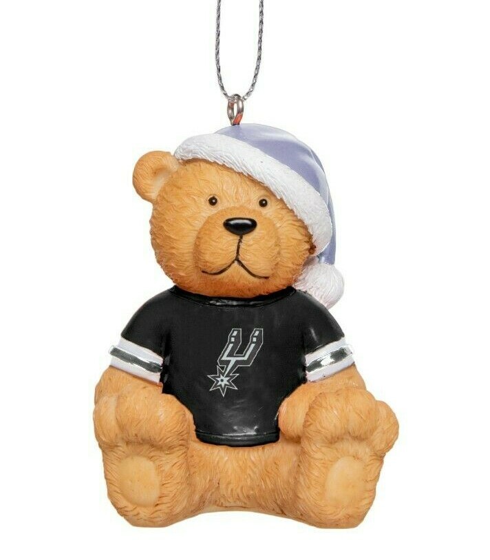 San Antonio Spurs Christmas Tree Holiday Ornament New - Jersey Teddy ...