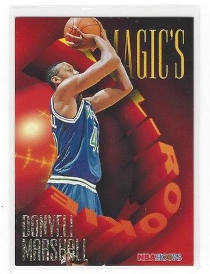 1994-95 HOOPS BASKETBALL MAGIC'S ALL-ROOKIES DONYELL MARSHALL #AR4 ...