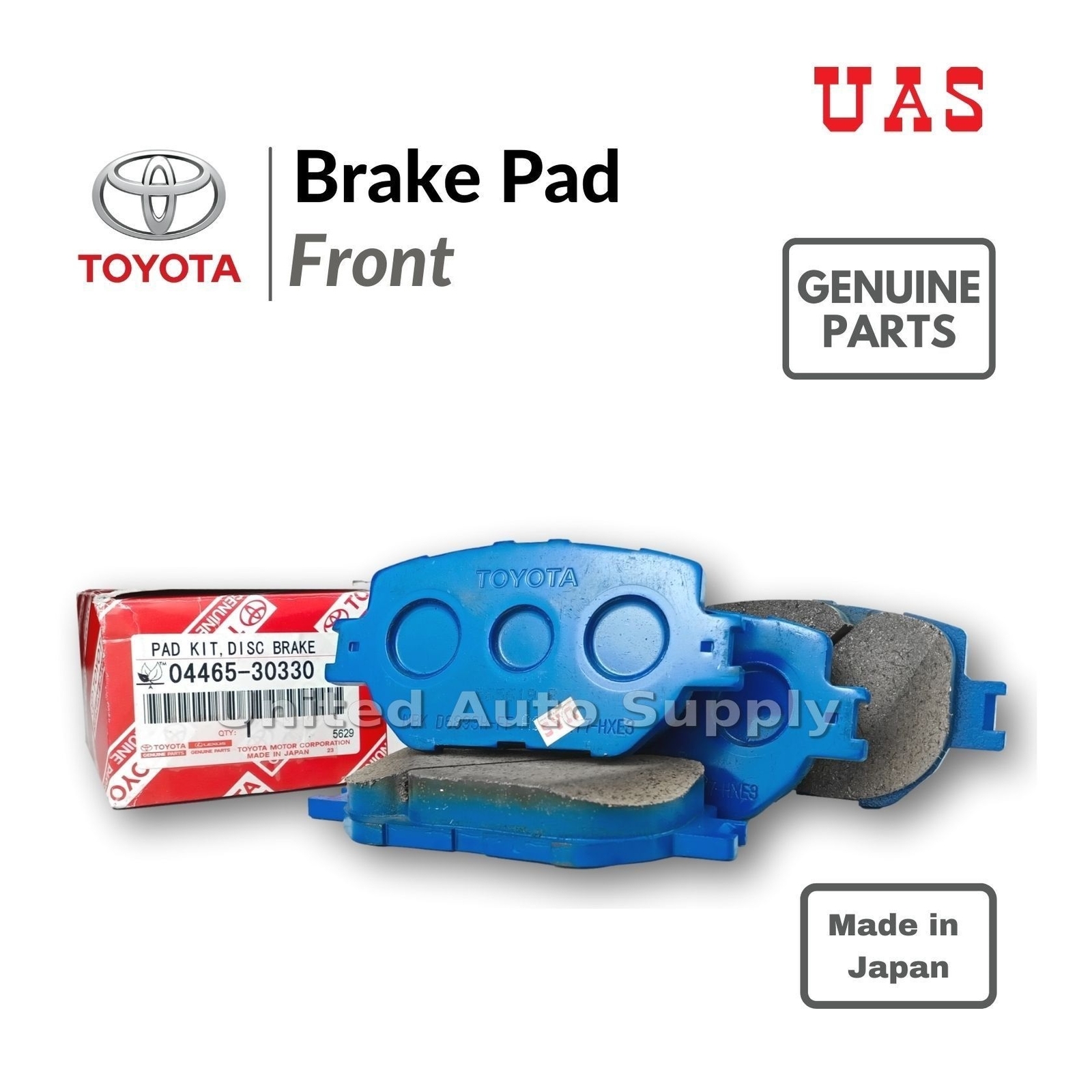 0446530330 Genuine TOYOTA Pad Kit Disc Brake Front 04465-30330 for sale ...