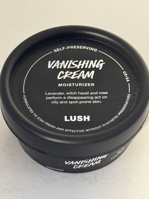 LUSH Vanishing Cream Self-Preserving MOISTURIZER 1.5 FL. OZ. SEALED | eBay