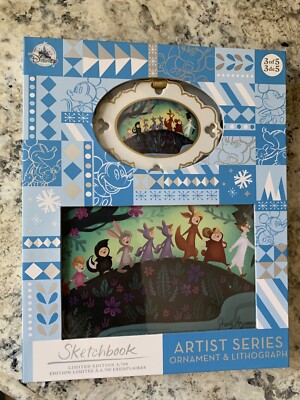 Disney Artist Series Peter Pan Limited Edition Ornament And Litho Set ...