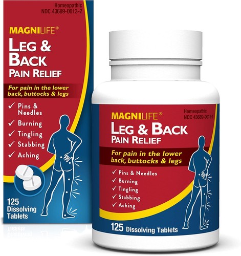 MagniLife Leg & Back Pain Relief, Fast-Acting for Sciatica Pain ...