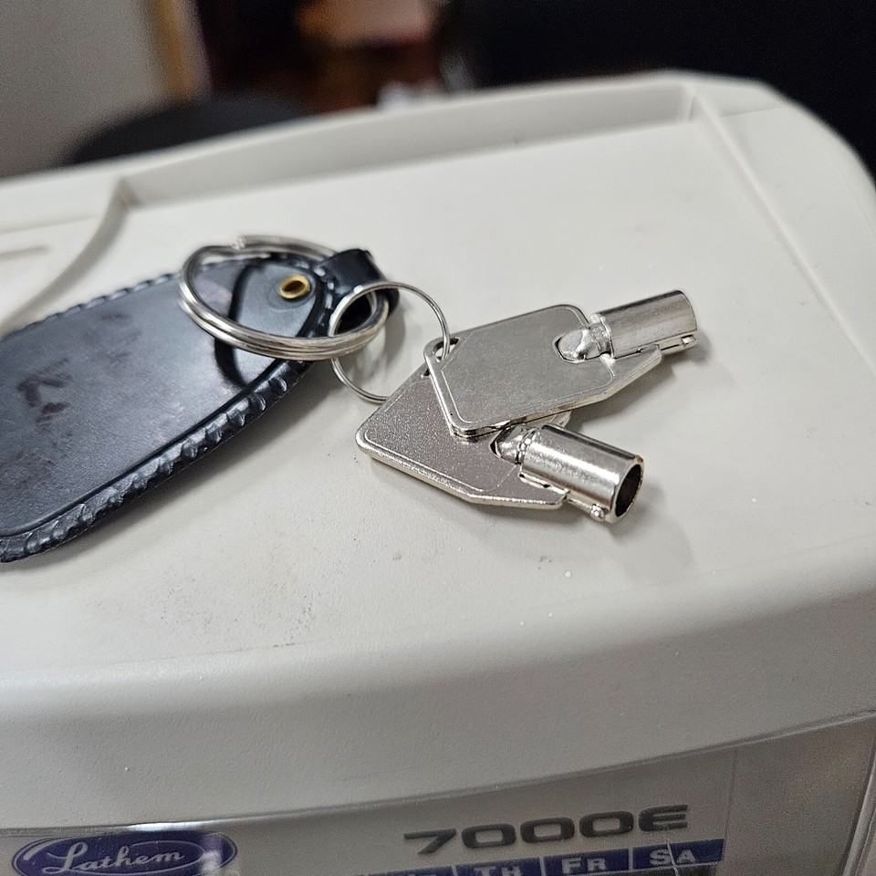 Lathem 7000e Time Clock ( with Key) - works great! | eBay