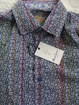 Robert Graham Sailing Shirt Men's Size L MSRP $198 | eBay