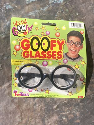 Vintage Goofy Glasses Halloween Disguise 1998 Funtastic | eBay