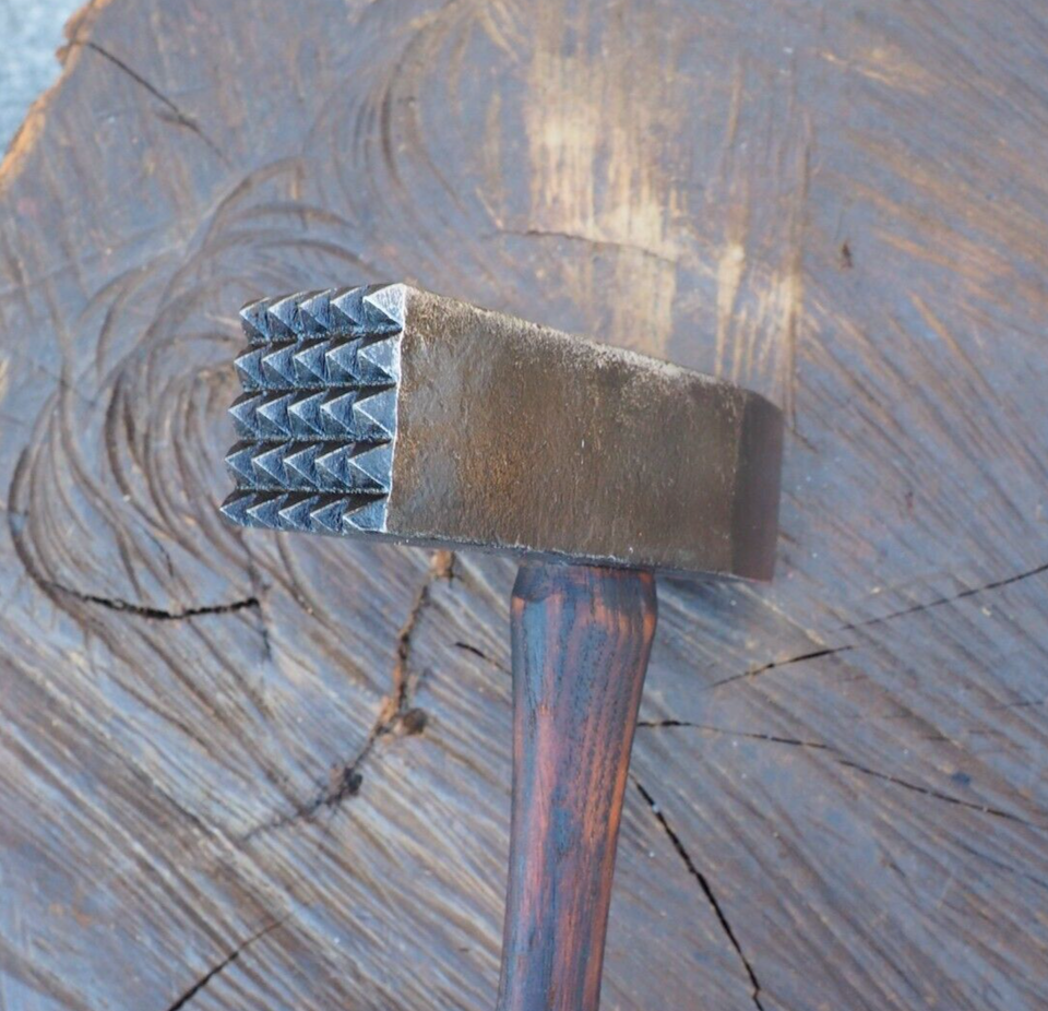 RARE 2.25 lb BRICK STONE DRESSING "IRON CITY" MASON HAMMER BLACKSMITH ...