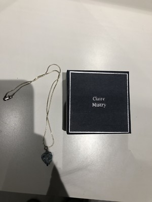 Womens Sterling Silver Claire Mistry Heart Necklace | eBay UK