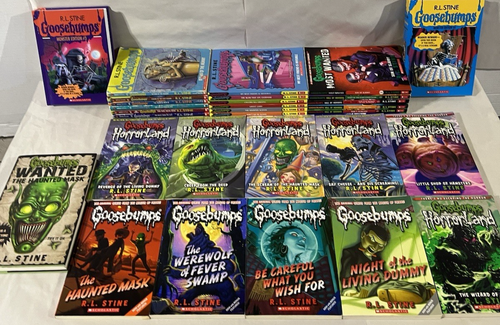 33 Goosebumps Books Apple Fiction 1990s & Newer R L Stein HC/SC..$2.25 ...
