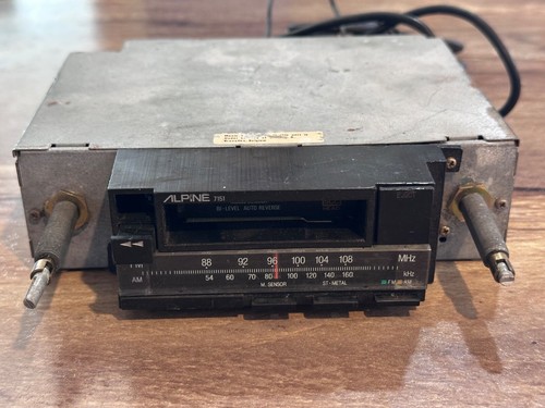 Vintage OLD SCHOOL Alpine 7151 Car Stereo 2 Tape/Cassette Player Parts ...