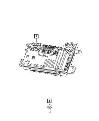 Genuine Mopar Multi Media Radio 68531845AJ | eBay