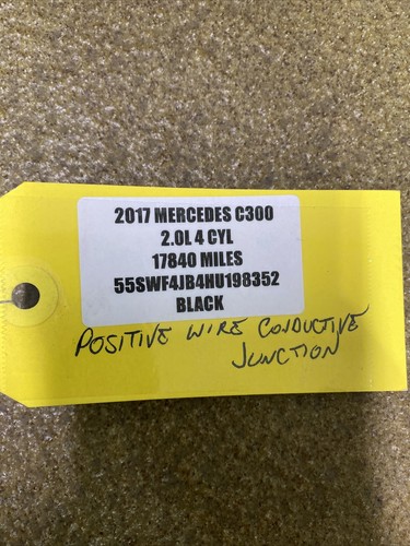 Mercedes C300 W205 Battery Positive Cable Connector Busbar 15 16 17 18 ...