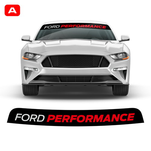 Ford Performance Windshield banner decal for Ford Mustang 2015 - 2022 ...