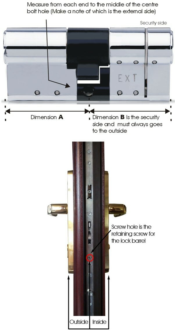Avocet ABS Euro Cylinder Anti Snap Brass Chrome MK3 3 Star | eBay UK
