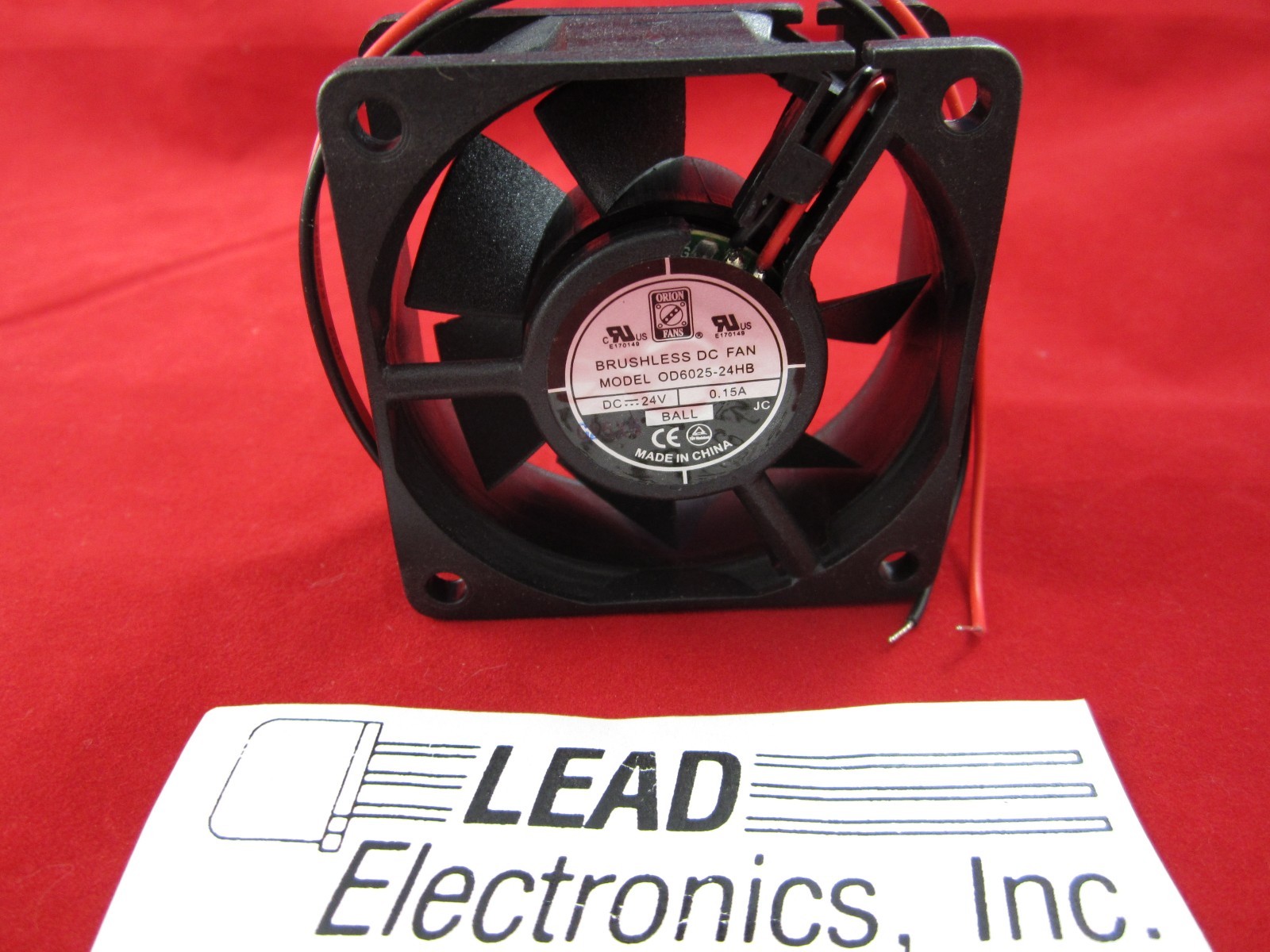 BRAND NEW Orion OD6025-24HB 24-VOLT 2-WIRE BALL BEARING 60MM X 25MM D/C ...