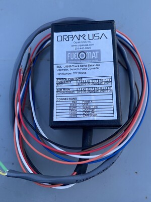 (PM) Orpak USA SDL-J1939 Truck Serial Data Link 702100205 | eBay