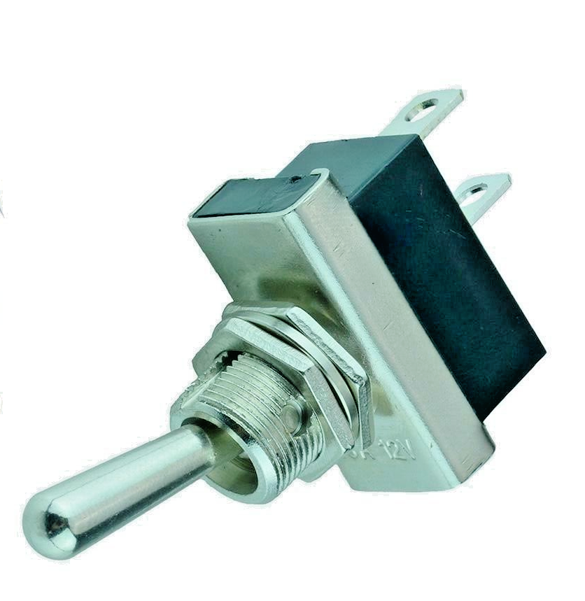 On Off Metal Toggle Chrome Flick Switch Race And Rally 25Amp Heavy Duty ...