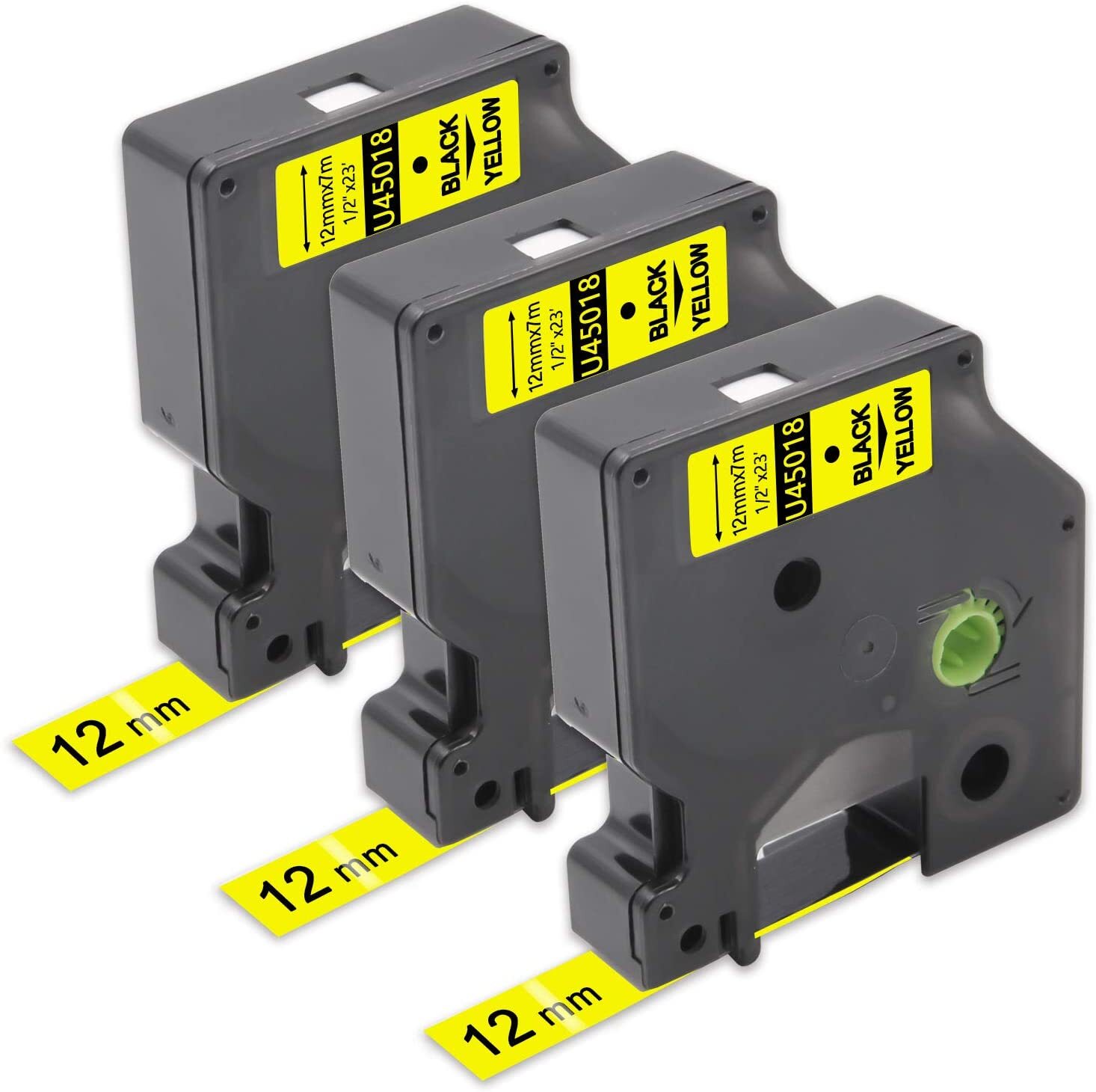 Compatible for Dymo D1 Tape 45013 9mm 12mm 6/19/24mm Label Manager 160 ...