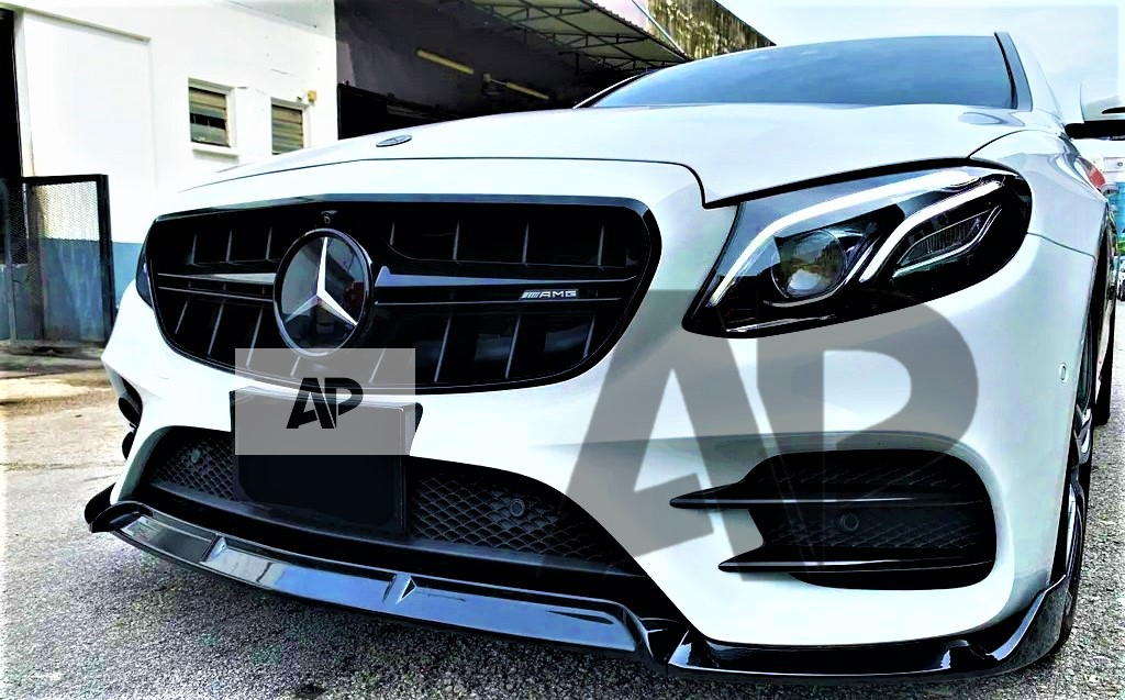 Mercedes E Class E43 E53 AMG Line Brabus Style W213 C238 Front Splitter ...