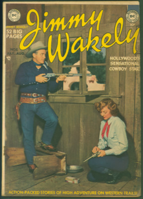 Jimmy Wakely #6 VG VTG 1950 Golden Age DC Western Comic Frazetta & Toth ...