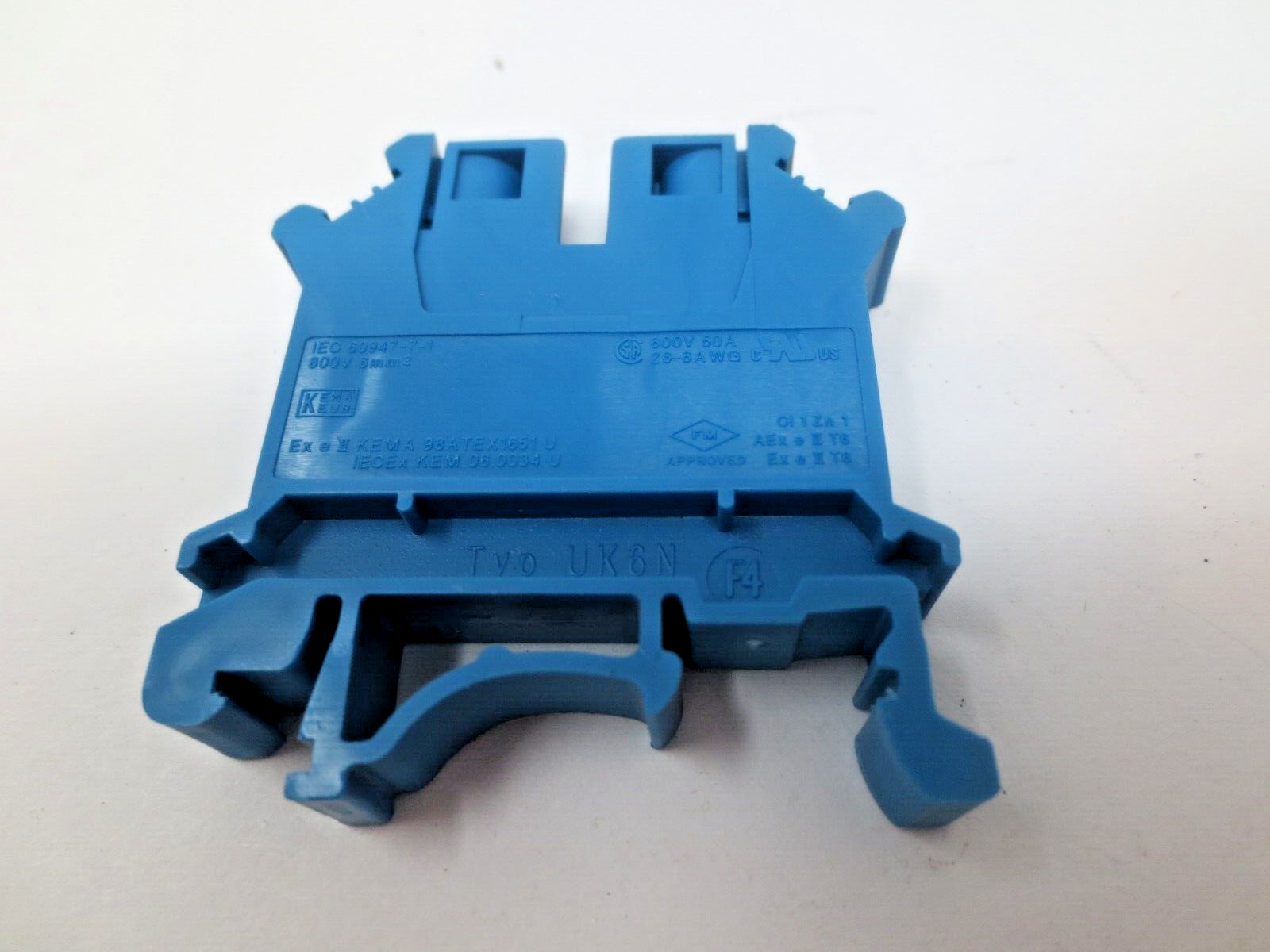 PHOENIX CONTACT UK6N- BLUE TERMINAL BLOCK | eBay