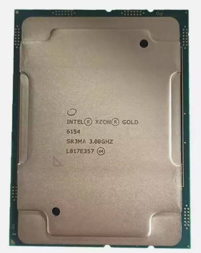 Intel Xeon Gold 6154 SR3J5 3.00GHz 24.75MB 18-Core LGA3647 CPU ...