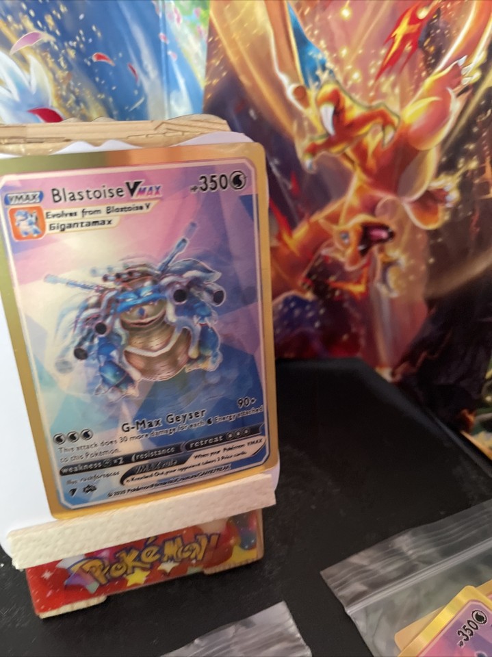Blastoise VMax GMax Geyser 3d prism pokemon 🔥FAN ART🔥Hp350 NM | eBay