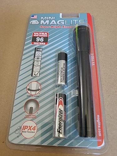 Maglite Mini-Mag Flashlight AA Cell Alkaline Battery - M2A016 | eBay