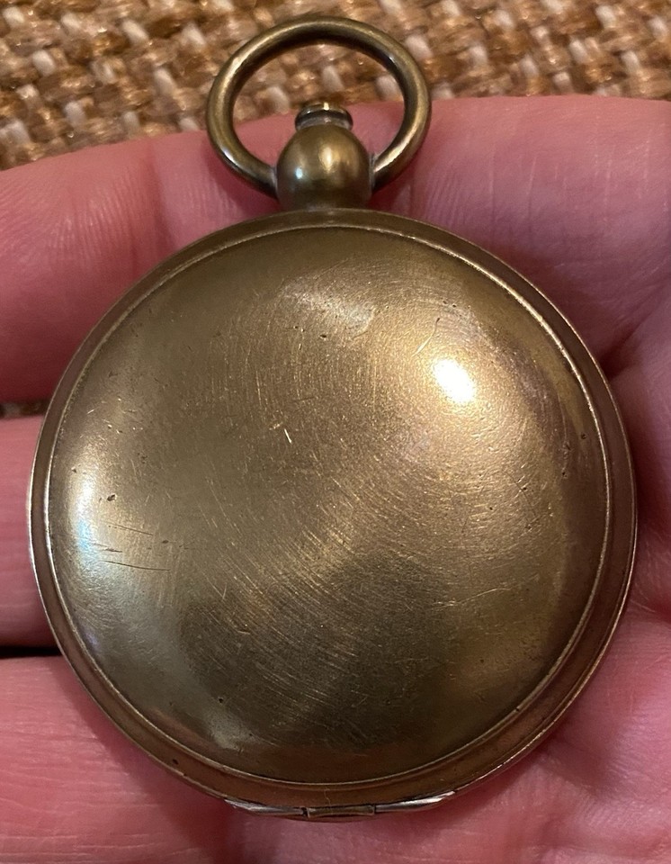 Antique WWI or WW II Taylor Brass Military Us Corps Of Engineers Pocket Compass | eBay