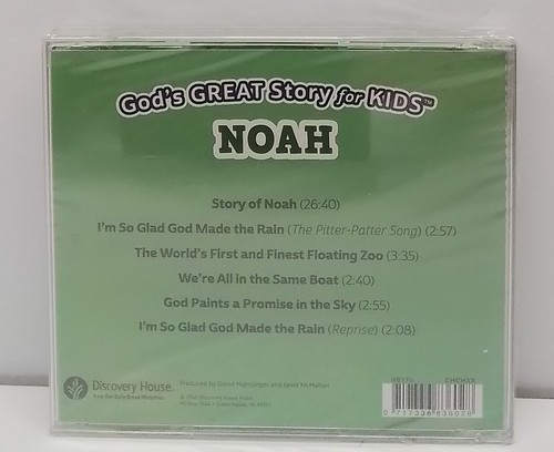 Gods Great Story for Kids: Noah (Audio CD, 2016) David Huntsinger ...