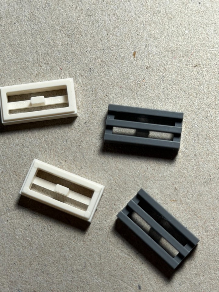 Lego 2412 (Qty 10), 1x2 Grille w/Bottom Groove, Choose Color | eBay