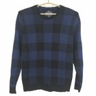 American Rag Sweater Mens Medium Blue Cotton Check | eBay