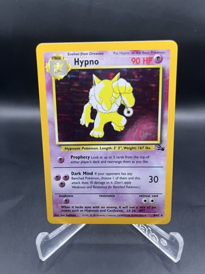 Pokemon Card - Hypno Fossil 8/62 Holo Rare Near Mint | eBay