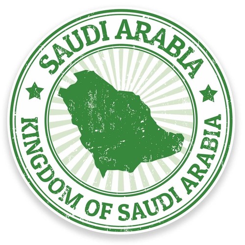 2 x Saudi Arabia Vinyl Sticker Car Travel Luggage #9302Â | eBay