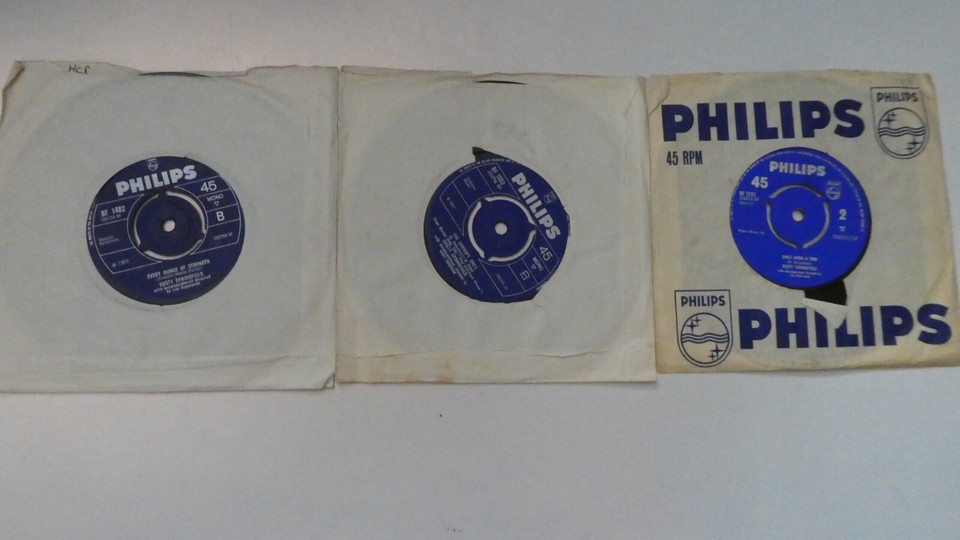 Dusty Springfield singles x3 : I only want to be with you / I'll try ...