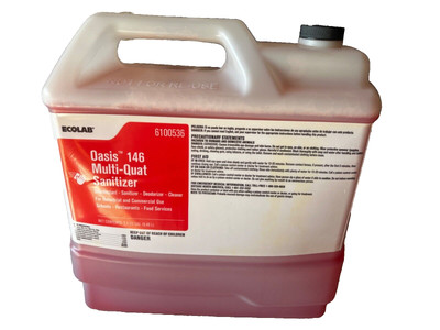Ecolab 6100536 Oasis 146 Multi-Quat Sanitizer Disinfectant Deodorizer ...