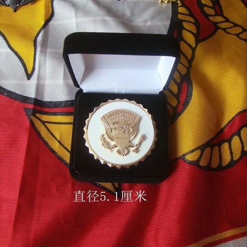 US PRESIDENTIAL SERVICE PRESIDENT IDENTIFICATION INSIGNIA METAL BADGE ...