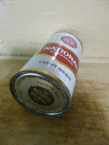 NATIONAL BOHEMIAN_ PUERTO RICO_ STEEL BEER CANS -[EMPTY CANS, READ DESC ...