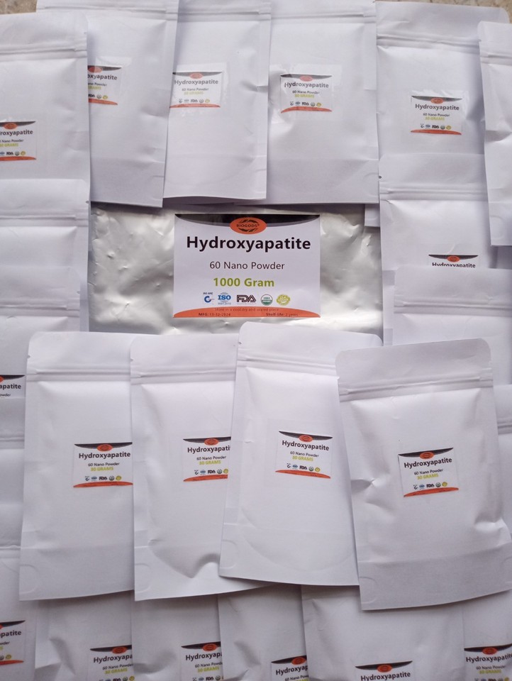 Hydroxyapatite 60 NANO Food Grade 99.5% Pure Teeth Tooth Powder 1oz/30g ...
