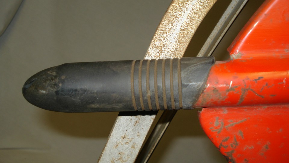 Ex. Rare Vintage 1940's Red Rocket Sled w/ P-38 Lightning Plane Decal ...