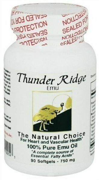 Thunder Ridge EMU Products 100 Pure Oil Softgels 90 Count for sale ...