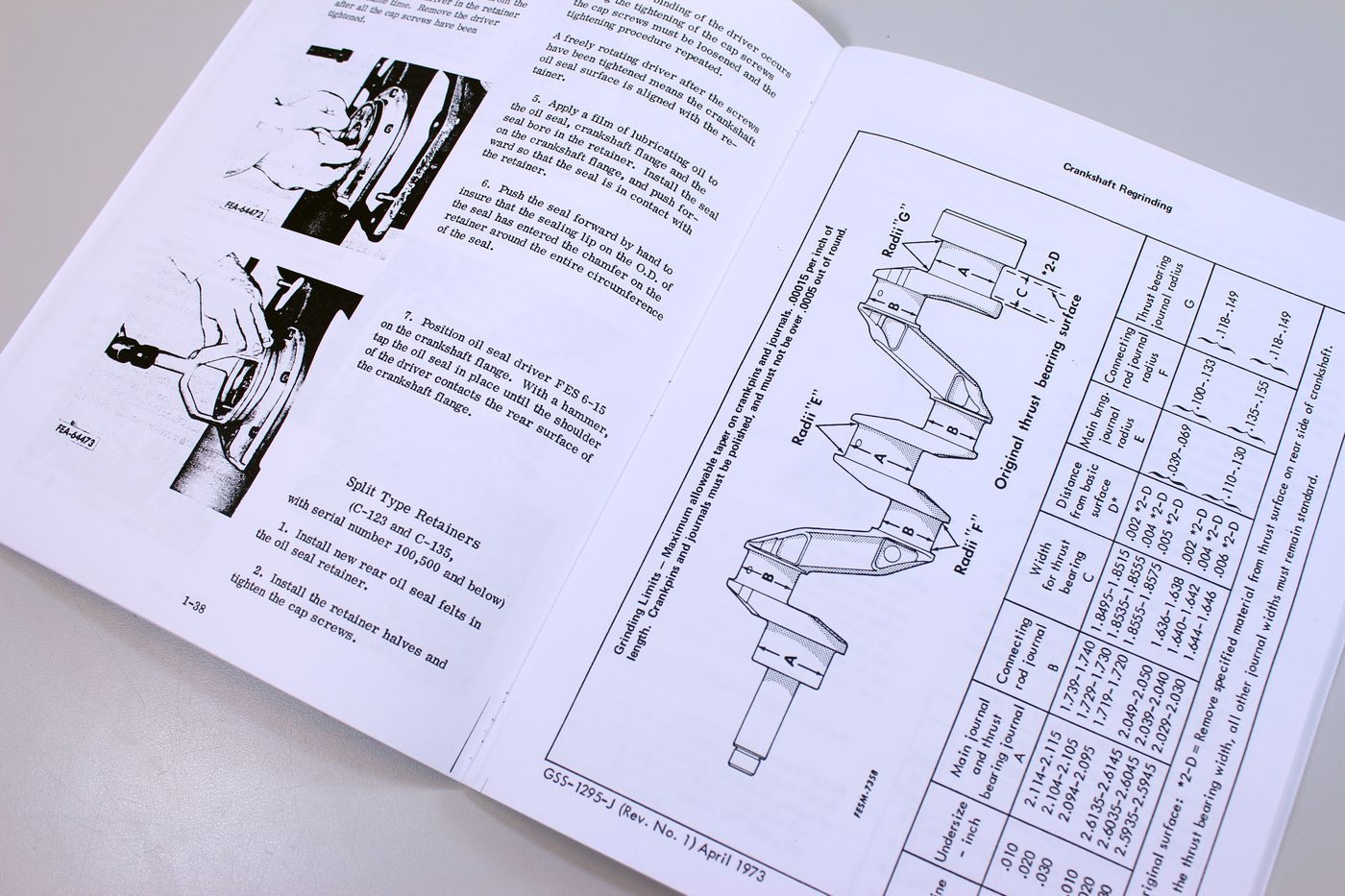International Farmall C-123 C-135 C-146 C-153 Engine Fuel Service ...