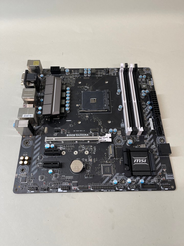 MSI B450M BAZOOKA micro ATX Motherboard AMD Socket AM4 DDR4 HDMI | eBay