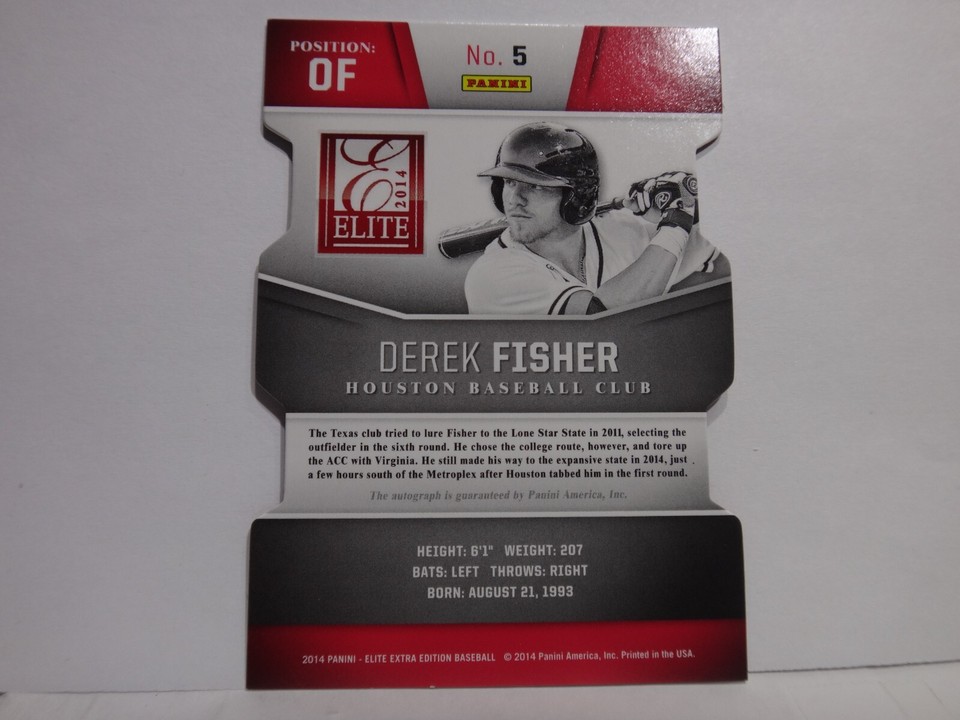 2014 Elite Extra Edition Inspirations Die-Cuts Signatures /100 Derek ...