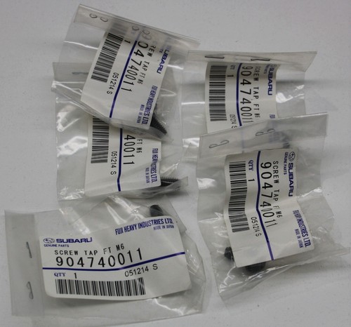 SUBARU 904740011 Screw Tap FT M6, x5 Screws, Genuine | eBay