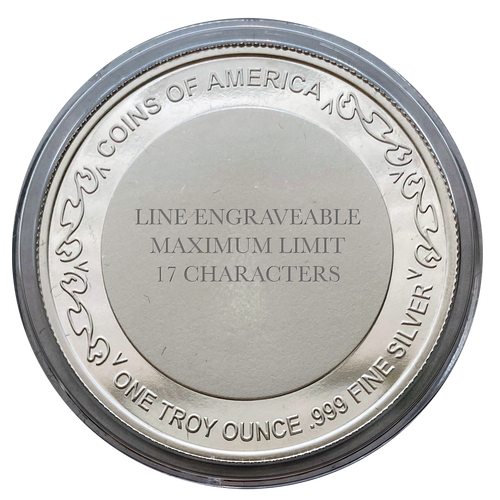 Wedding Commemorative Coin - .999 Fine Silver - Engravable | eBay