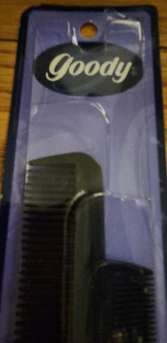 Vintage 90’s Goody Pocket Comb 00639 Black 2 Count Made in the USA NOS ...