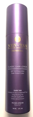 Xen Tan Premium Sunless Tan Self Tanner Classic Dark Tan Lotion Limited ...