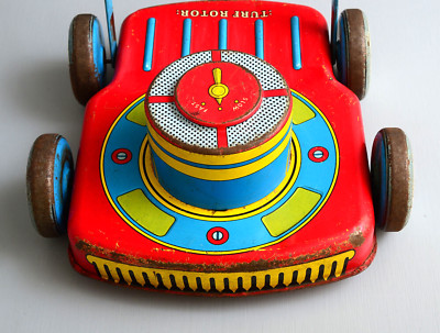 Vintage Antique TURF ROTOR Toy Lawn Mower, USA Made, by The Ohio Art ...